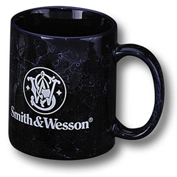 Blue Marbled Coffee Mug With Logo | Smith & Wesson